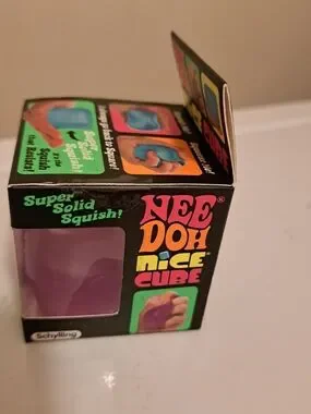 Schylling | Other | Nee Doh Nice Cube Super Solid Squish Purple Kids ...